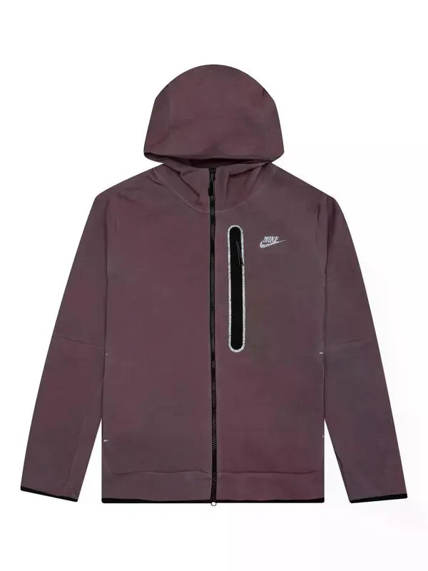 Nike Full-zip Tech Fleece Hoodie - Red