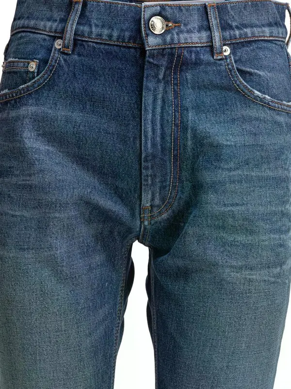 Sportmax Logo-patch Five-pocket Denim Jeans