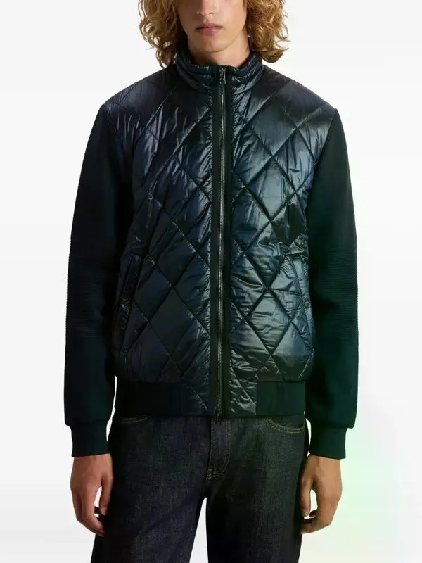 Woolrich Quilted Knit-panel Jacket