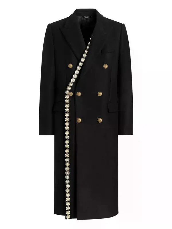 Dolce & Gabbana Embellished Double-breasted Coat