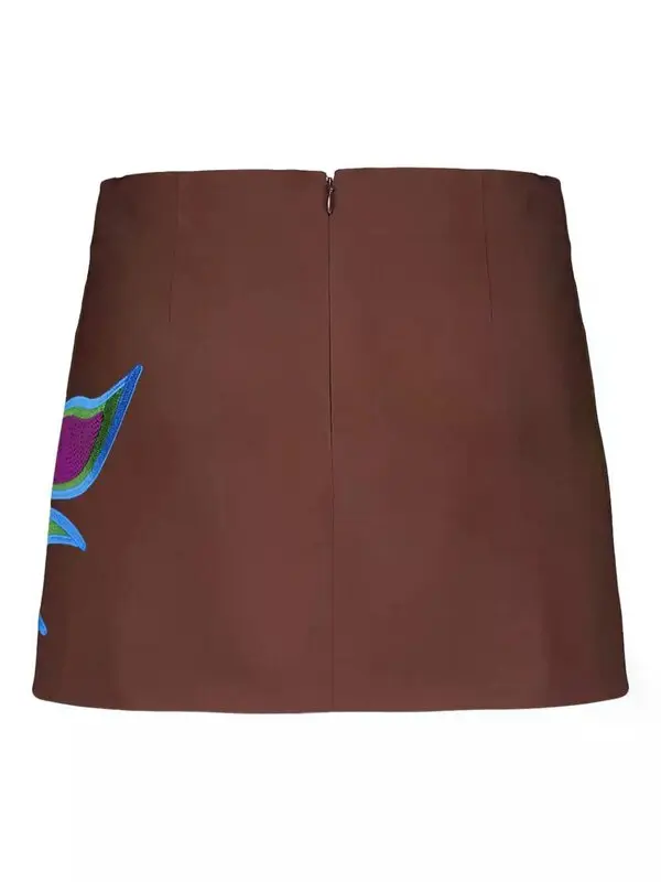PAULA Embroidered Mini Skirt