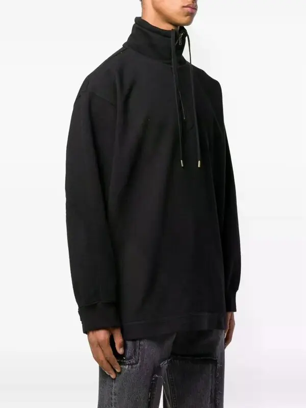 Vetements High-neck Half-zip Sweatshirt