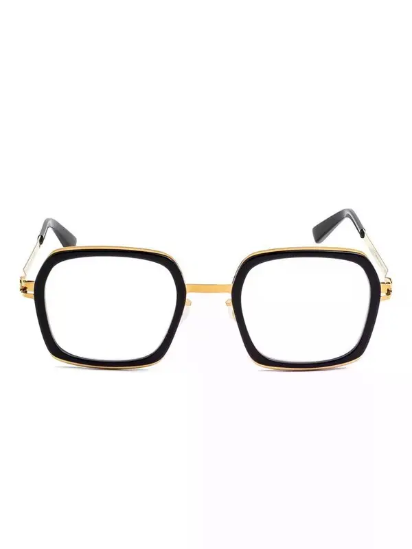 Mykita Geometric Eyeglasses - Gold