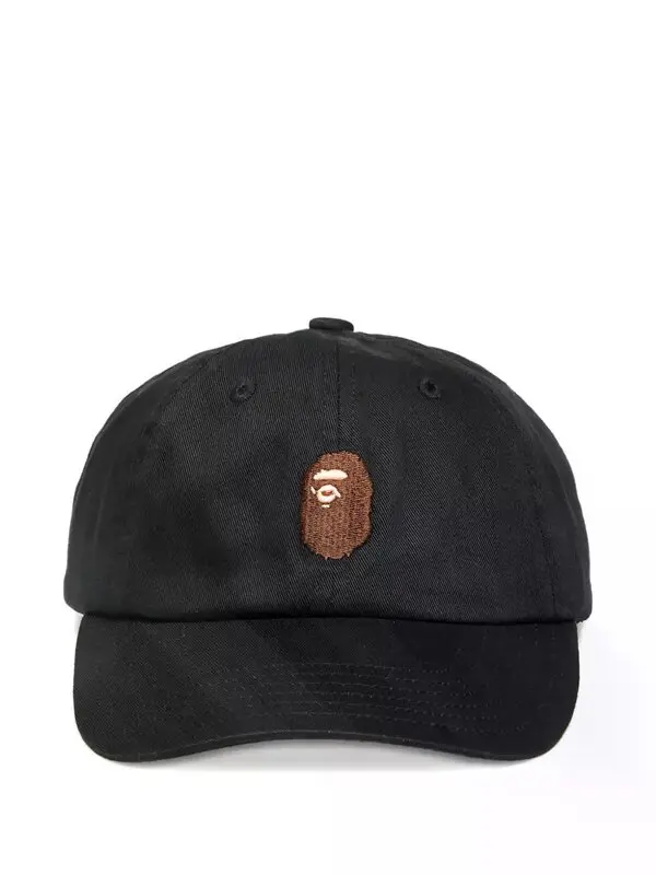 A BATHING APE Embroidered-logo Baseball Cap - Black