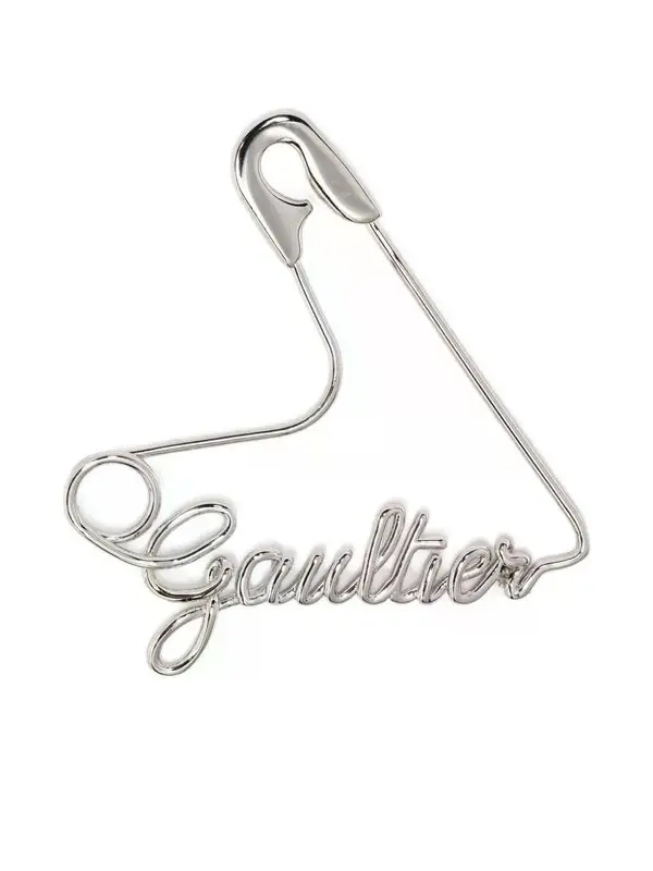 Jean Paul Gaultier Gaultier Safety-pin Brooch - Silver