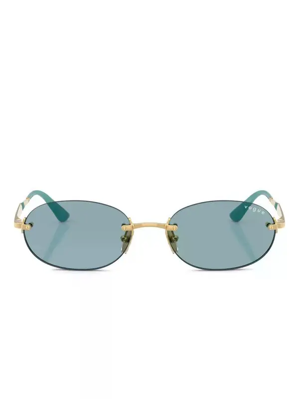 VOGUE EYEWEAR Oval-frame Sunglasses - Gold