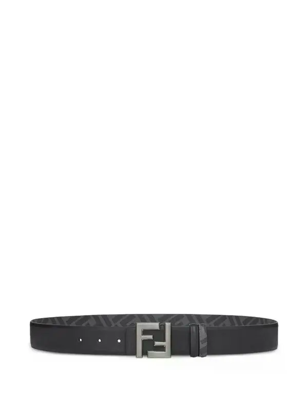 Fendi Ff-motif Reversible Belt - Black