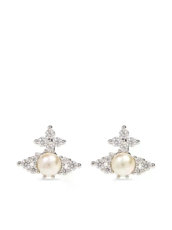 VIVIENNE WESTWOOD Feodora Orb Earrings - Silver