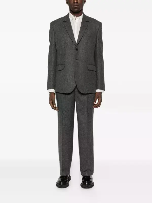 NOYOCO Two-button Notched Jacket