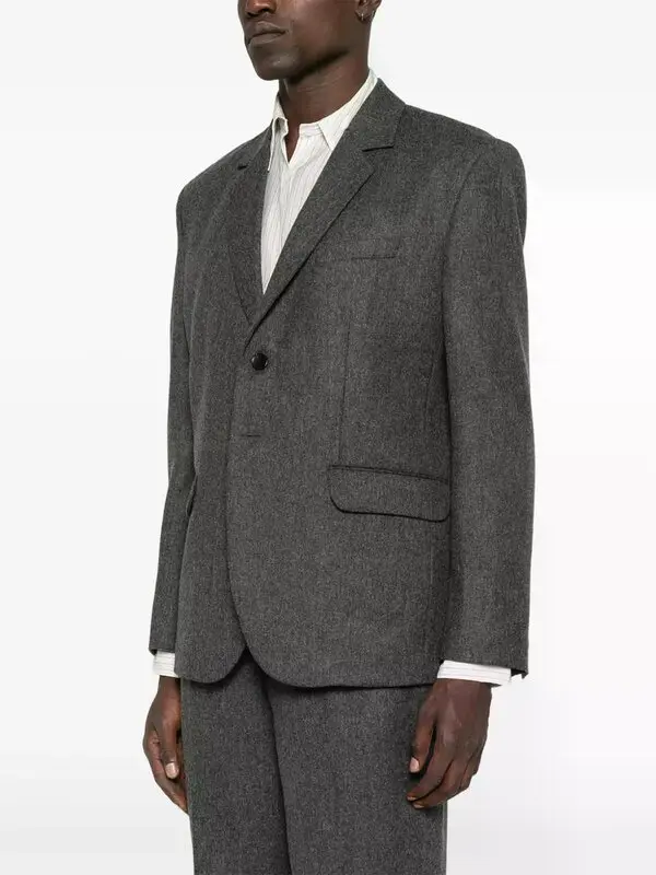 NOYOCO Two-button Notched Jacket