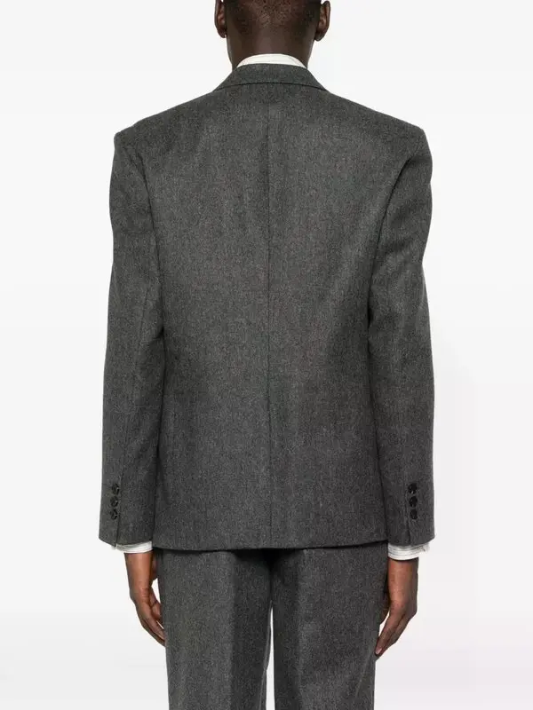 NOYOCO Two-button Notched Jacket