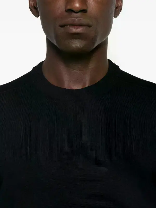 Stone Island Crew-neck Sweater With Logo Patch