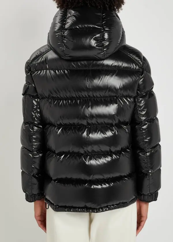 Moncler Maire Quilted Hooded Jacket - Black