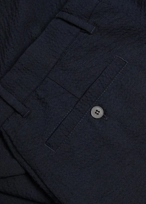Sunspel Tapered Stretch-wool Trousers