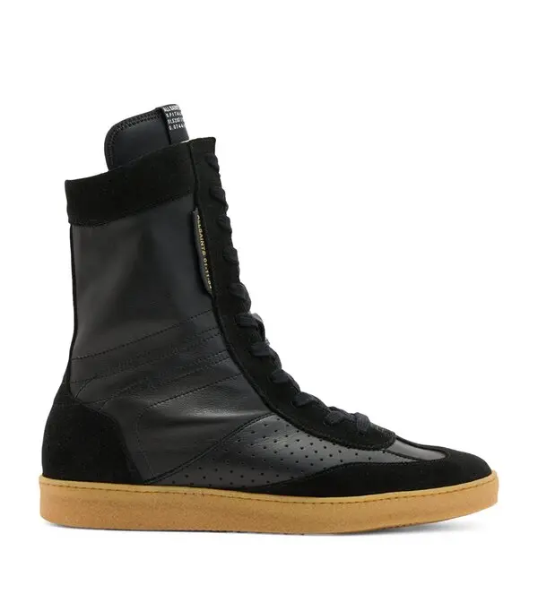 ALLSAINTS Louise Leather High-top Sneakers