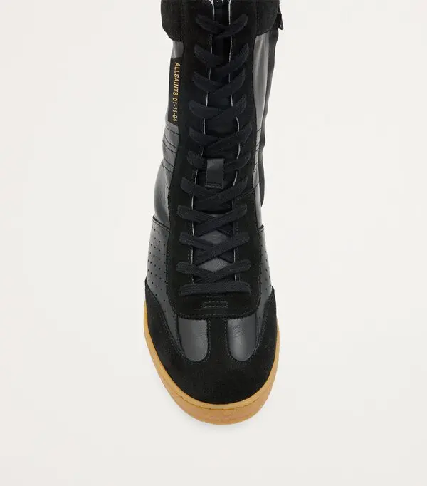 ALLSAINTS Louise Leather High-top Sneakers