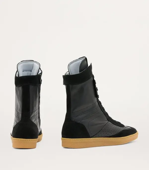 ALLSAINTS Louise Leather High-top Sneakers