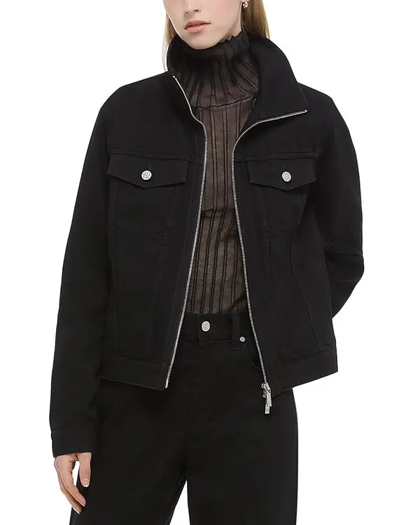 Helmut Lang Funnel Neck Trucker Jacket