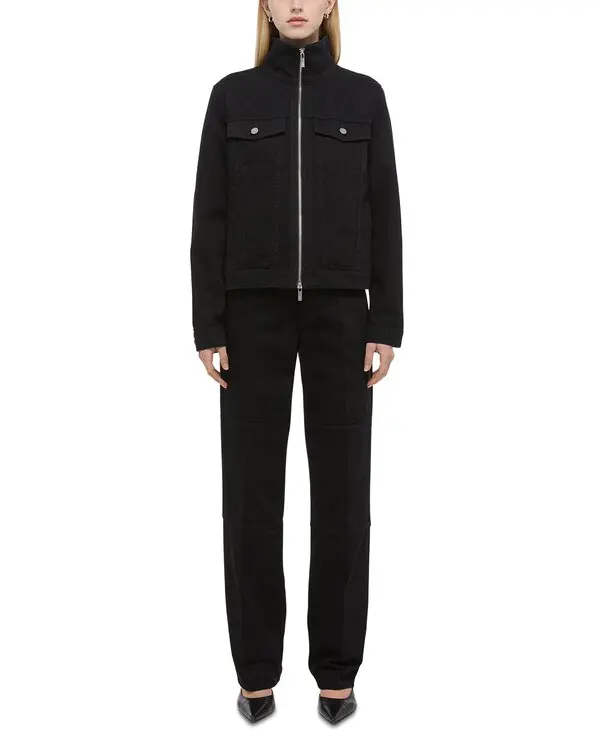 Helmut Lang Funnel Neck Trucker Jacket