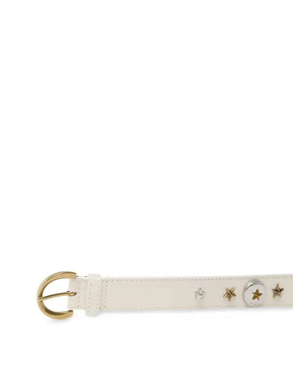 Pinko Love Berry Saylor Belt - White+white-antique Gold