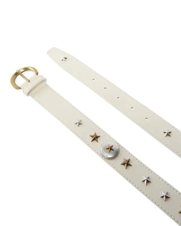 Pinko Love Berry Saylor Belt - White+white-antique Gold