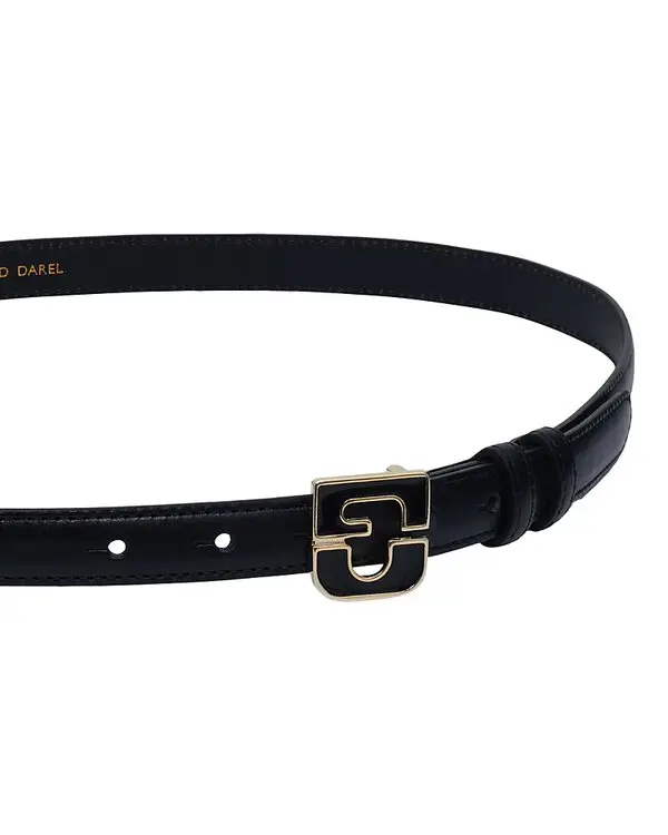 Gerard Darel Le Lauren Email Belt - Black