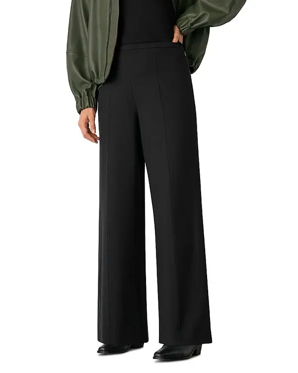 Whistles Ponte Wide Leg Trousers