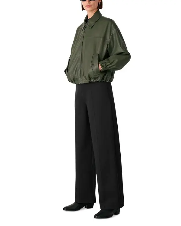 Whistles Ponte Wide Leg Trousers