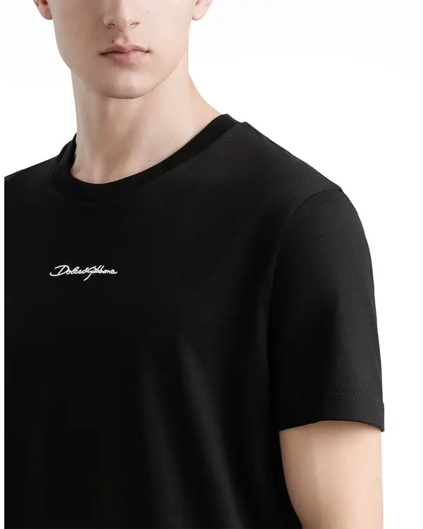 Dolce & Gabbana Short Sleeve Logo Tee