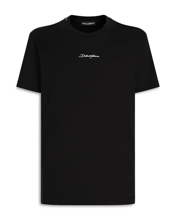 Dolce & Gabbana Short Sleeve Logo Tee