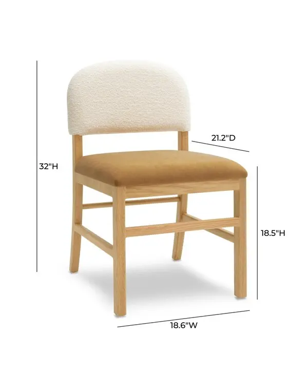 TOV FURNITURE Calla Performance Velvet Dining Chair