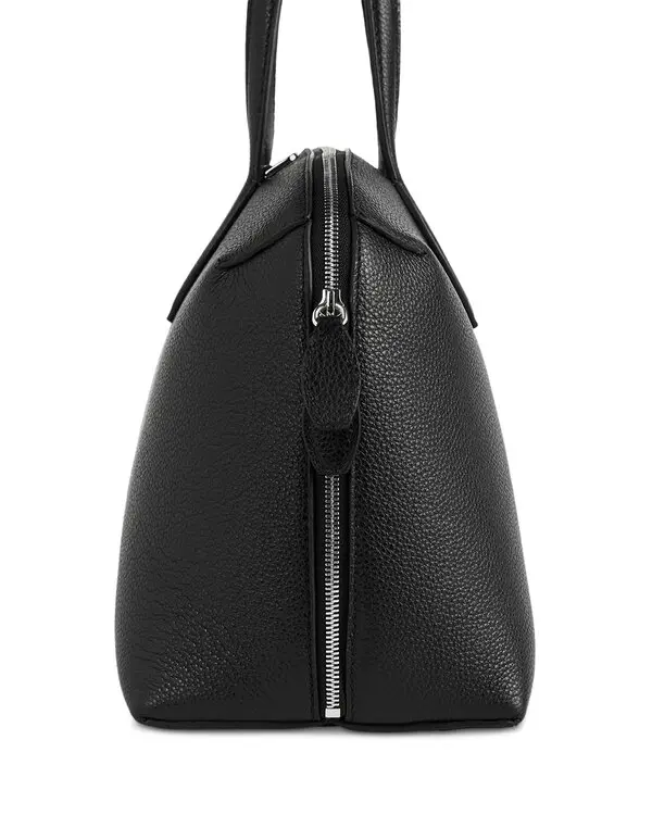 TOTEME Large Grained-leather Day Tote - Black