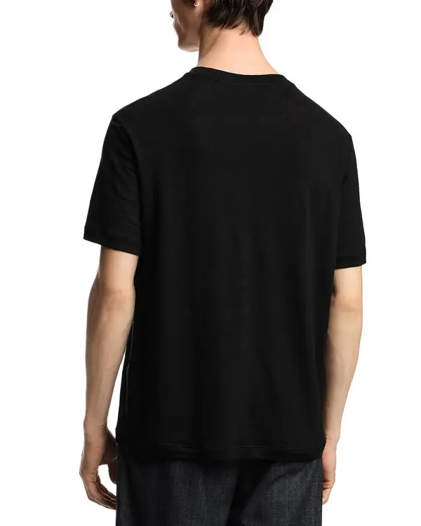 Emporio Armani Lightweight Linen Blend Tee