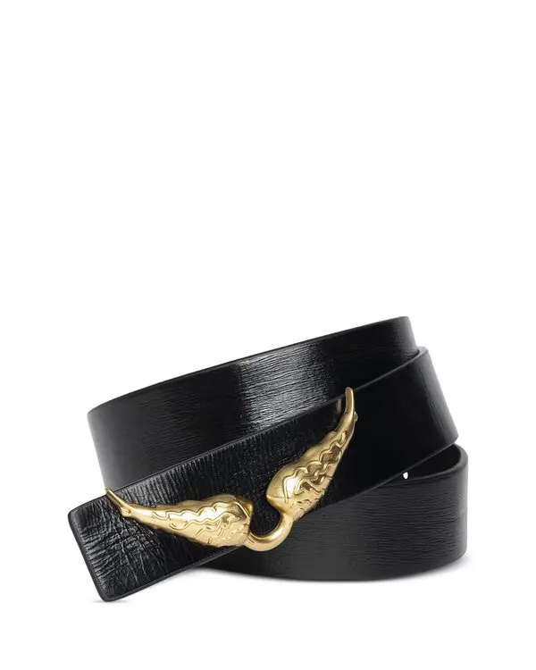 Zadig&Voltaire Rock Reversible Belt - Noir