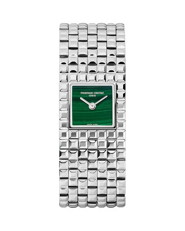 FREDERIQUE CONSTANT Manchette Watch - Green/silver