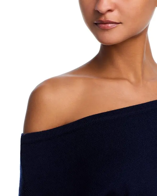 Ramy Brook Chet Wool Off Shoulder Sweater
