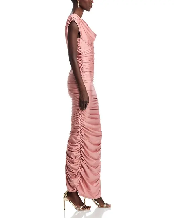 Black Halo Evangeline Gown - Desert Rose