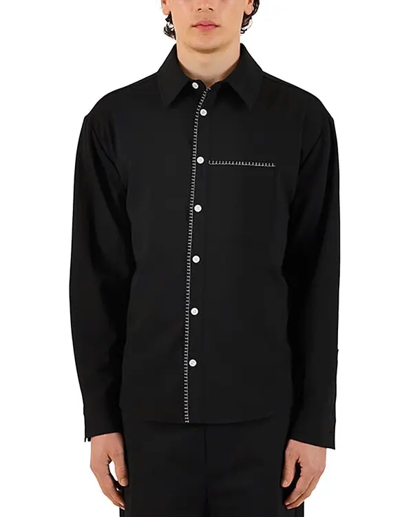 KROST Blanket Stitch Shirt - Black