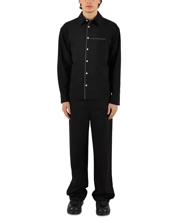 KROST Blanket Stitch Shirt - Black