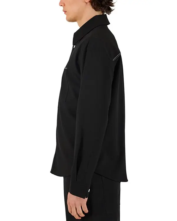 KROST Blanket Stitch Shirt - Black