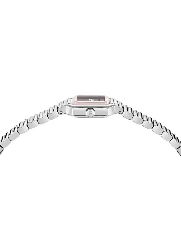 FERRAGAMO Crystal Petite Bracelet Watch - Pink/silver