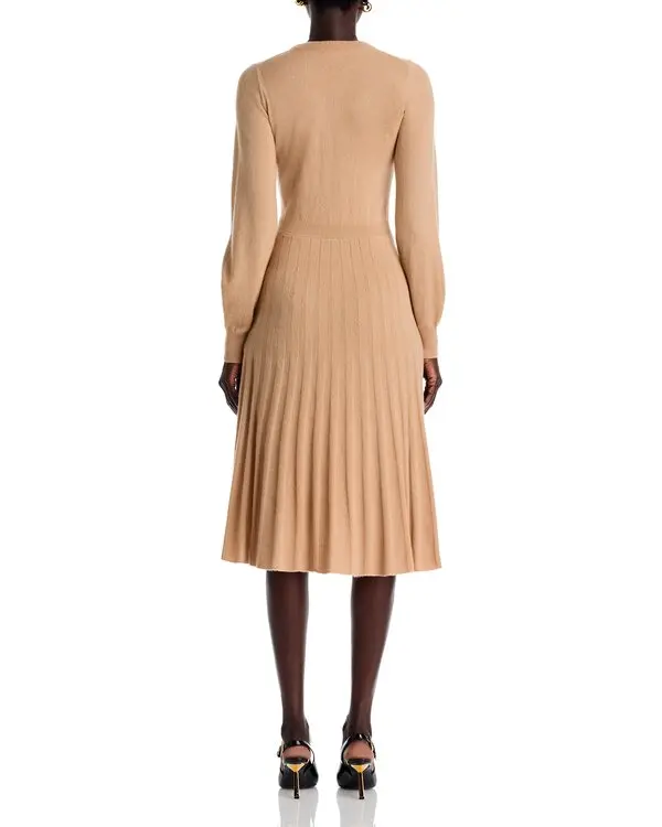 Elie Tahari The Aviva Cashmere Dress - French Beige