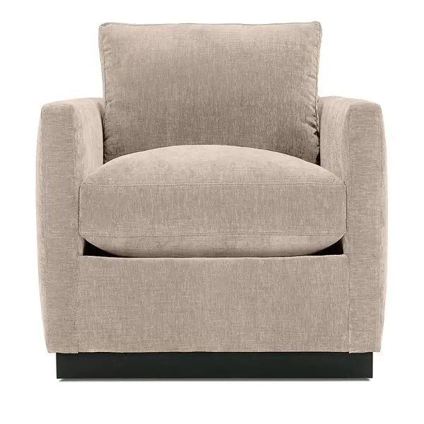 HUDSON PARK COLLECTION Inwood Fabric Swivel Chair Exclusive - Evergreen
