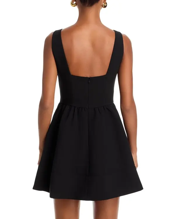 French Connection Azra Twill Mini Dress - Black