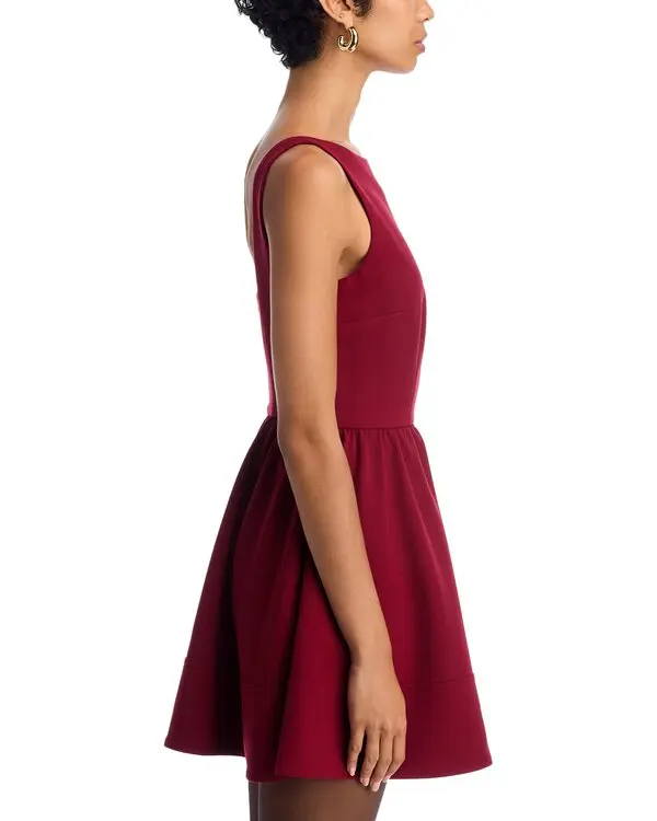 French Connection Azra Twill Mini Dress - Cabernet