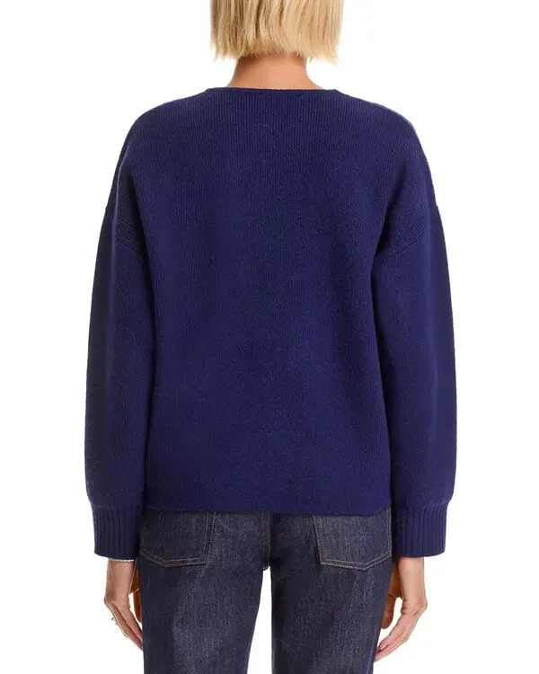French Connection Safiya Knit Drop Shoulder Cardigan - Royal Blue
