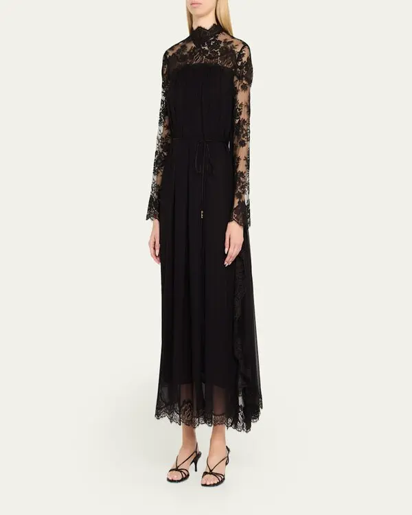 Zimmermann Lace Batwing Maxi Dress