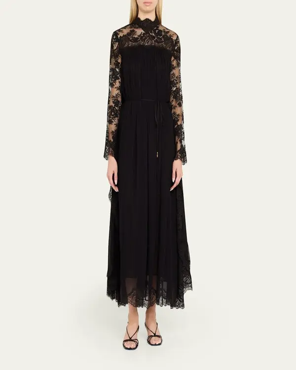Zimmermann Lace Batwing Maxi Dress