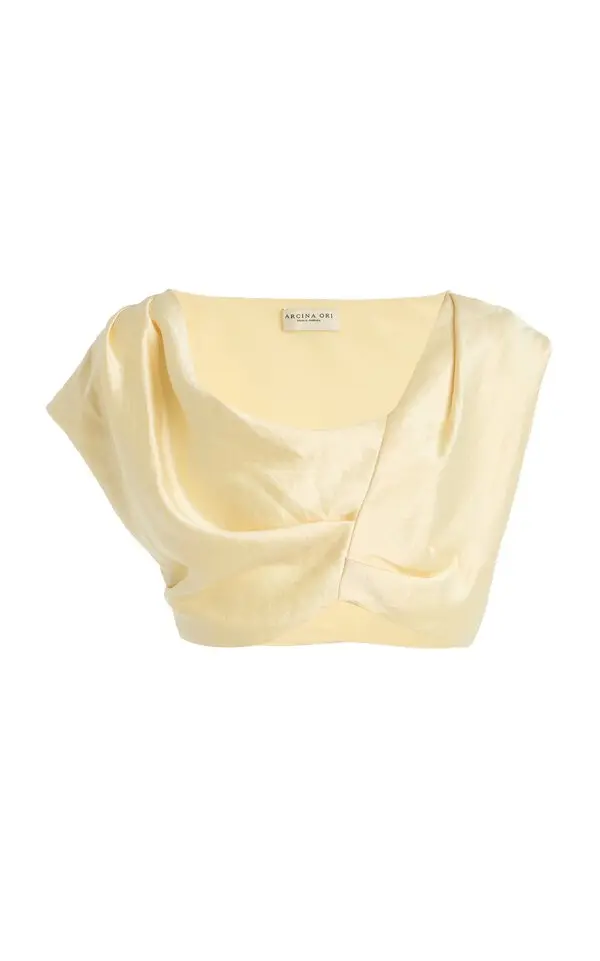 Arcina Ori Andi Cropped Top - Yellow