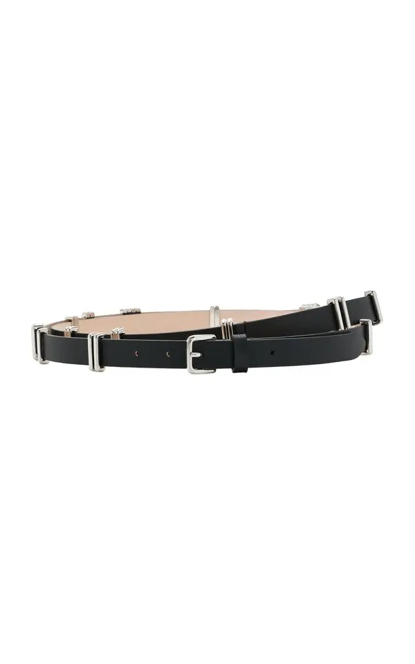 DEHANCHE Richa Leather Belt - Black